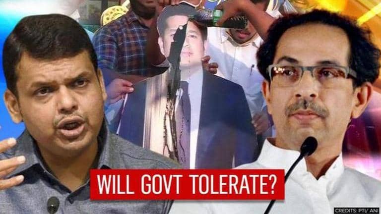 After Cong smears Sachin's posters with oil, Fadnavis asks 'Will Maha ...