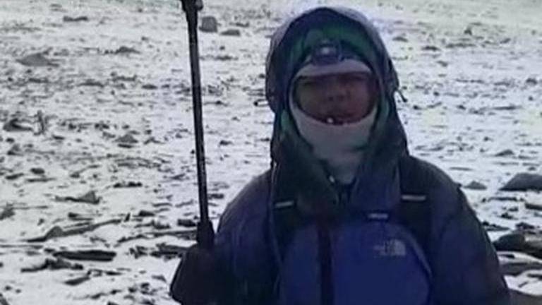 13-year-old Aryan Balaji celebrates Independence Day at 6050m altitude ...