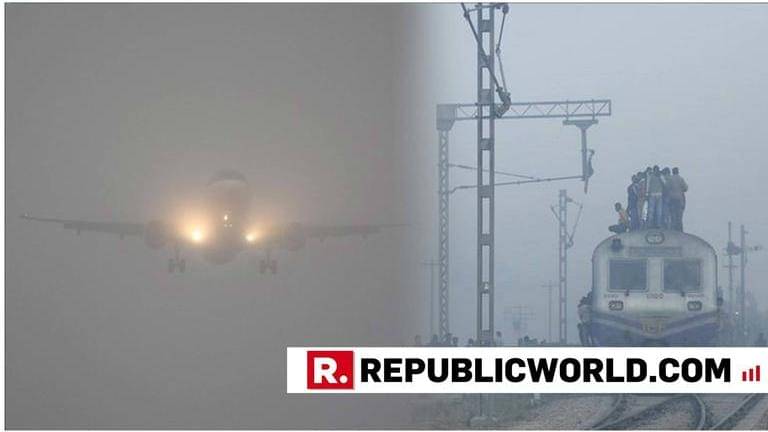 Foggy weather disrupts rail, air traffic in Delhi | Republic World