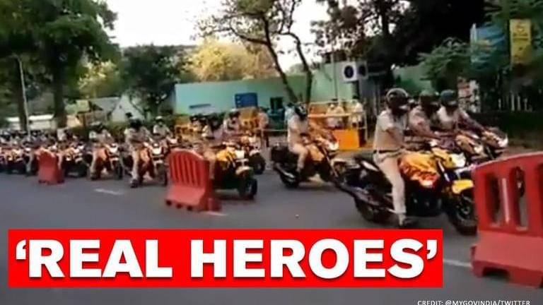 Delhi police express gratitude and solidarity to 'corona warriors' at ...