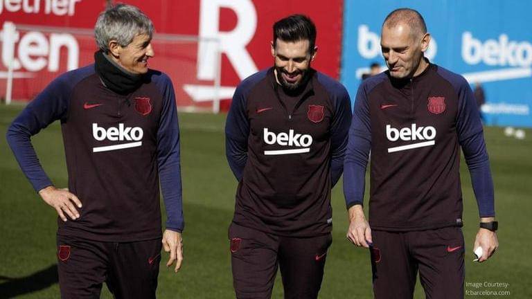 Quique Setien dreams of winning UCL with Barcelona and celebrating in ...