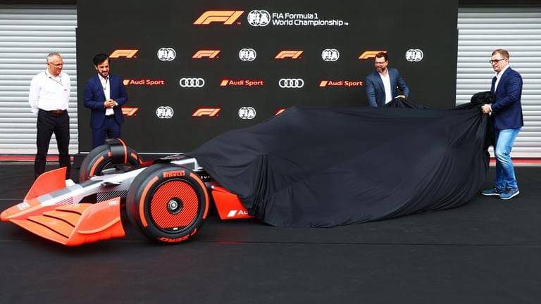 Audi unveils F1 car as German manufacturer enters Formula One in 2026 ...