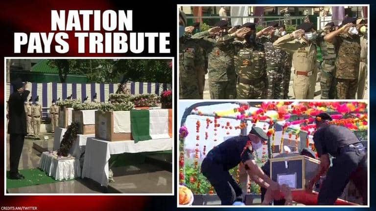 Nation pays tribute to Handwara martyrs; last salute held with full ...