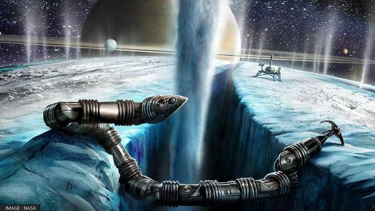NASA develops snake-like robot EELS, to be deployed on Saturn's Moon in ...
