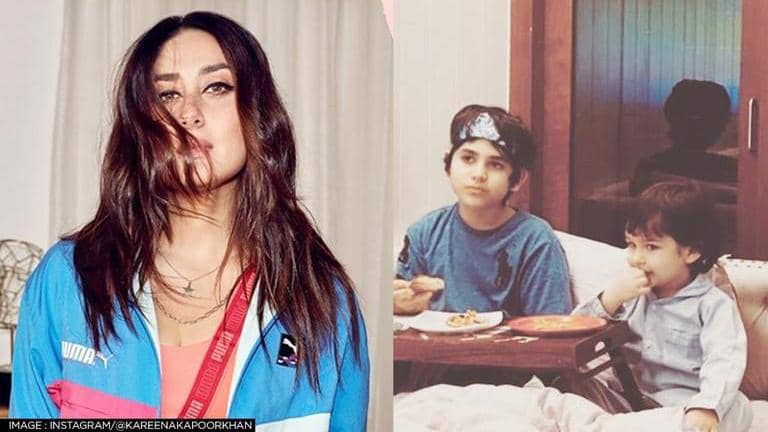 Kareena Kapoor shares cute photo of Taimur & Karisma's son Kiaan on his ...