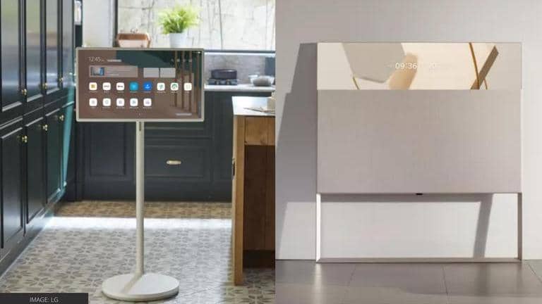 LG unveils 27-inch battery powered portable TV sets with wheels ahead ...