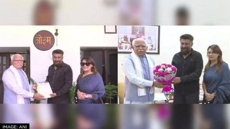 Vivek Agnihotri, Pallavi Joshi meet CM ML Khattar; discuss wide range of key issues | Republic World