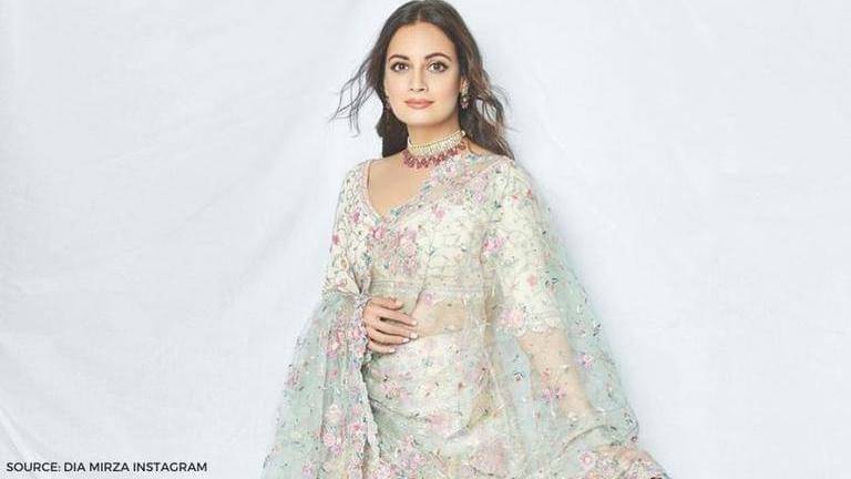 Dia Mirza spotted with husband Vaibhav Rekhi’s daughter for the first ...