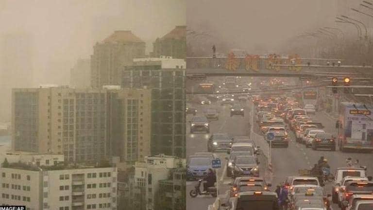 Choking on dust, China faces brunt of 'most severe sandstorm' of the ...