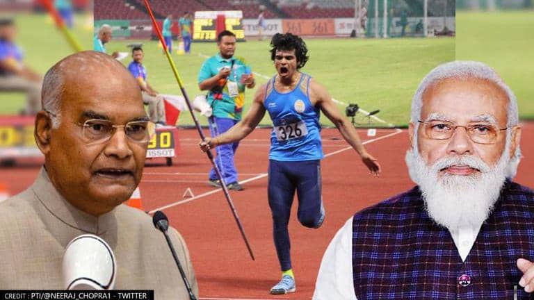 PM Modi, Prez Kovind say 'history created' as Neeraj clinches Gold for ...