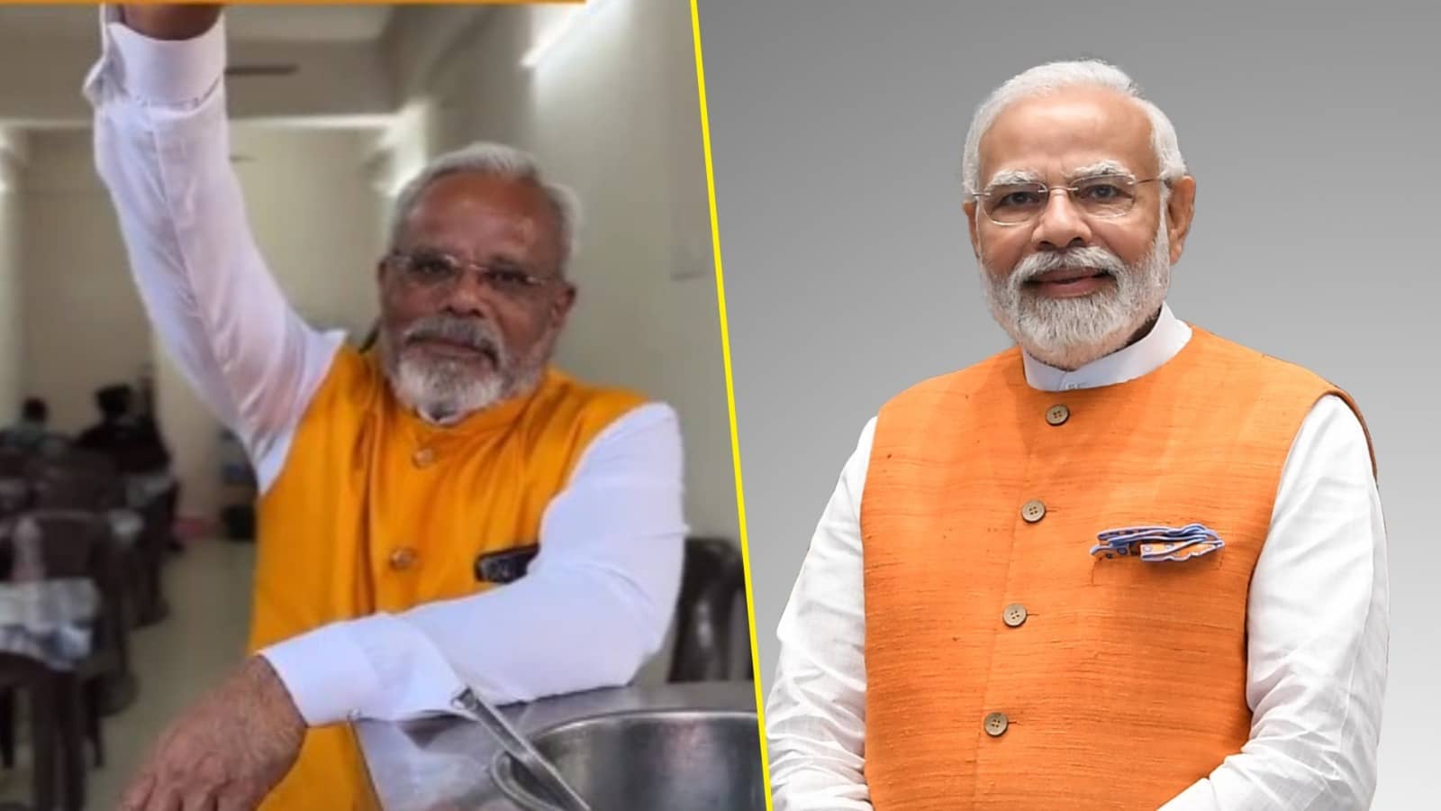 PM Modi's Lookalike Pani Puri Seller Finds Fame on Gujarat's Streets ...