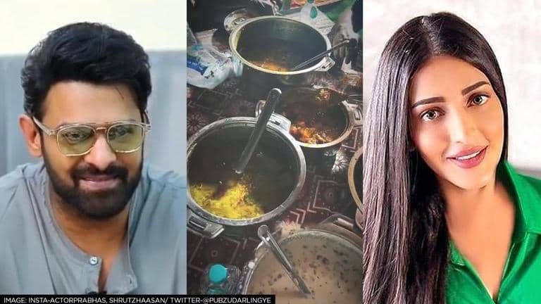 'Salaar': Prabhas hosts lavish feast for cast & crew; Shruti Haasan ...