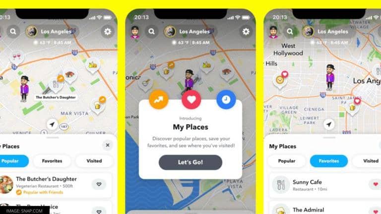 Snapchat adds 'My Places' feature to start showing local ...