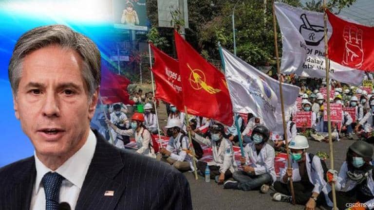 Actions by Myanmar military on civilians reprehensible: Blinken ...