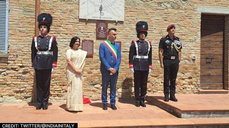 Italy honours Indian soldiers' valour, pays tribute with Sundial ...