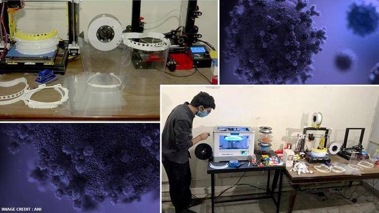 Delhi youth makes face shields at home using 3D printers to fight ...