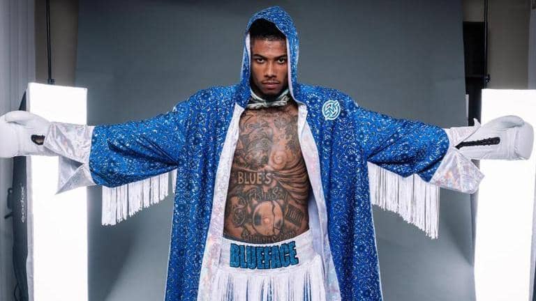 Rapper Blueface brutally stabbed inside boxing gym after heated ...
