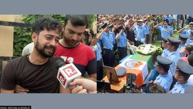 Advitiya Bal's kin bids IAF pilot a tearful adieu; 'To be a pilot was ...