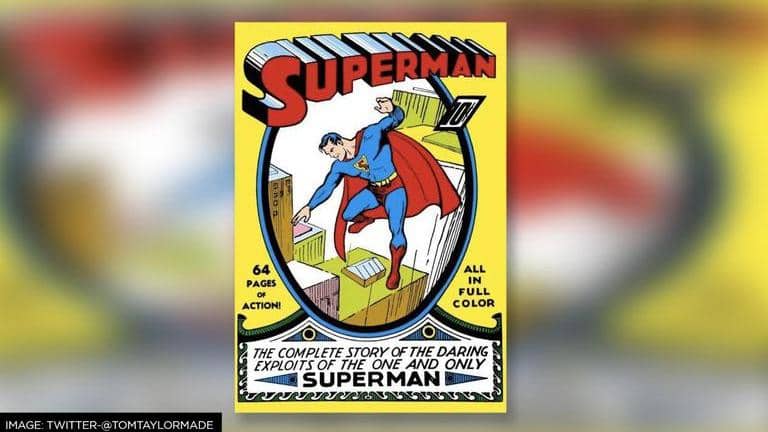 Superman #1 comic which cost one dime in 1939 auctioned off for 19 Cr ...
