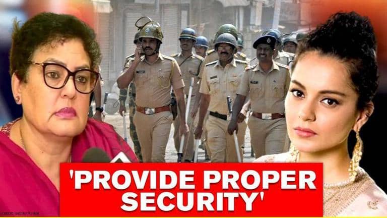 Amid Kangana's row with Shiv Sena, Rekha Sharma urges Maha DGP to provide security to her ...