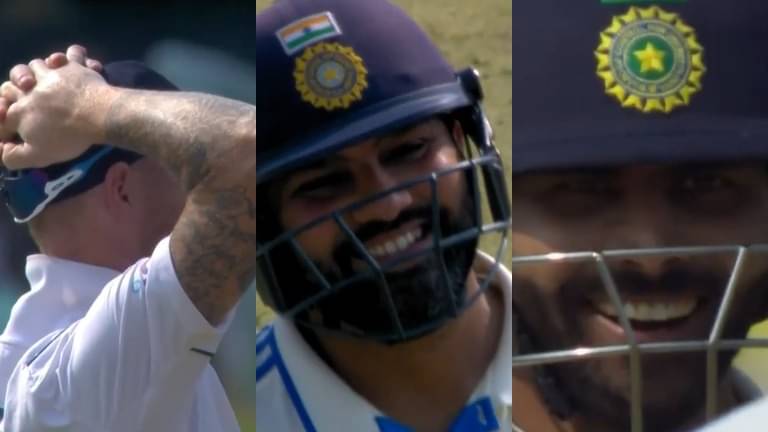 WATCH | Ravindra Jadeja hits ASTONISHING six; Ben Stokes can't believe it, Rohit Sharma LAUGHS ...