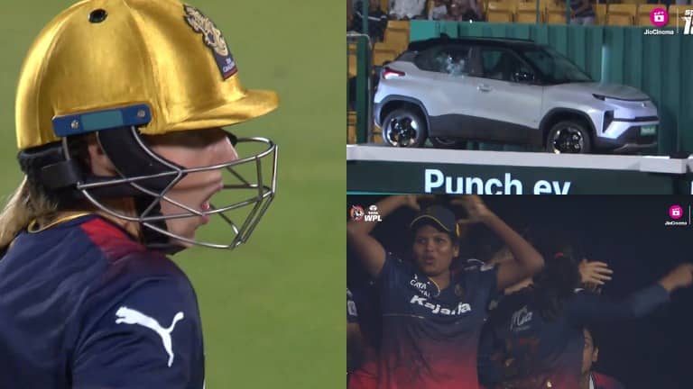 Glass-shattering six: Ellyse Perry BREAKS car window with POWERFUL shot ...