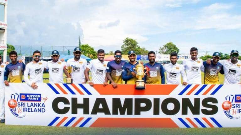 SL vs IRE: Sri Lanka defeat Ireland to win Test series by 2-0 ...