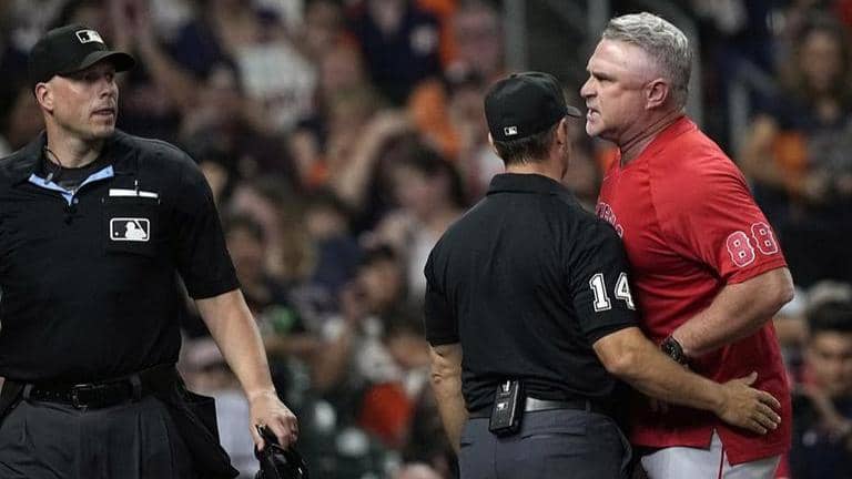 LA Angels manager Phil Nevin ejected in 6th against Houston Astros ...