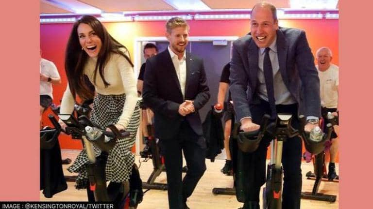 Kate Middleton defeats Prince William in virtual Spin Bike Contest in ...
