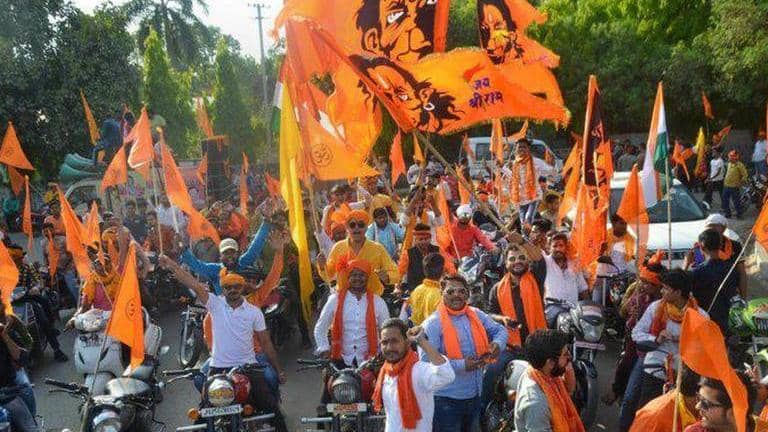VHP stages protests in Karnataka against Congress proposal to ban ...