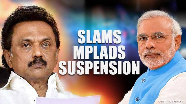 DMK ups ante against the decision to cut the MPLADS fund for next two ...