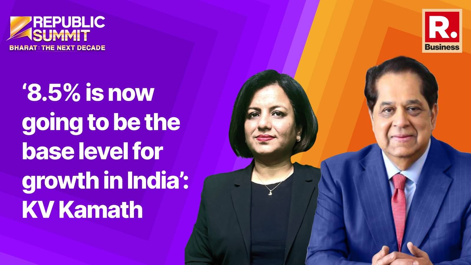 ‘8.5% is now going to be the base level for growth in India’: KV Kamath ...