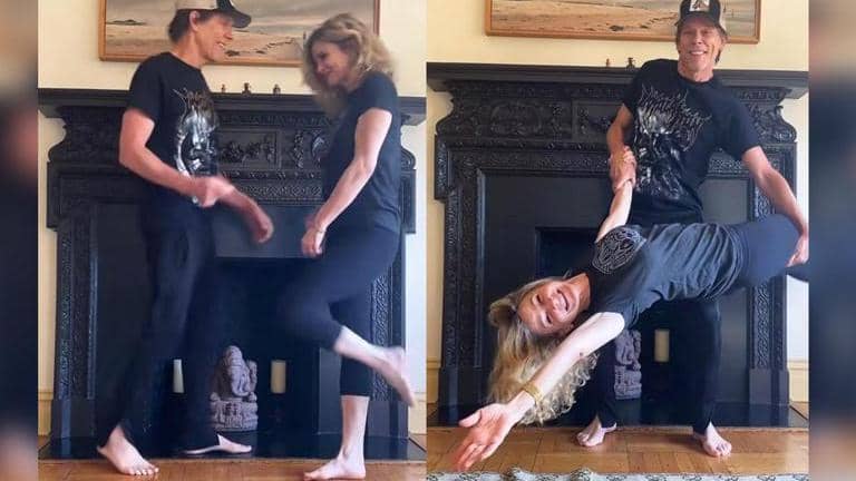 'Footloose' star Kevin Bacon's dance clip goes viral as fans spot ...