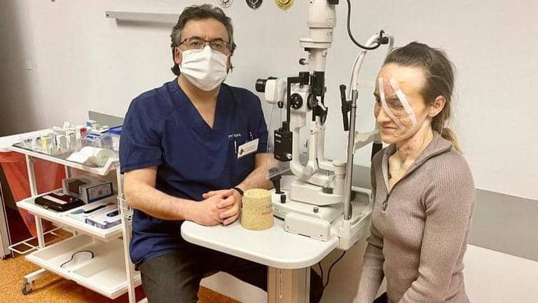 Polish doctor helps restore Ukrainian family's sight after Russian ...