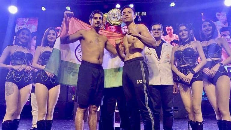Indian boxer Shiva Thakran crowned WBC Asia Continental champion ...