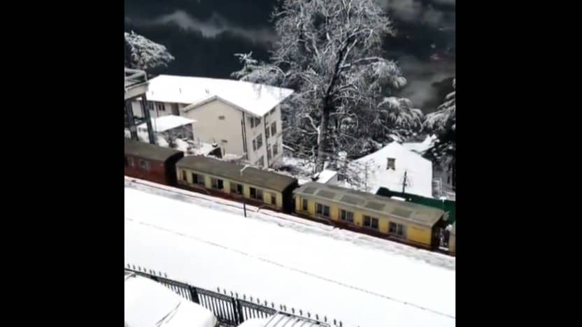 Indian Railways Post Dreamlike View Of Kalka Railway Station, Shimla ...
