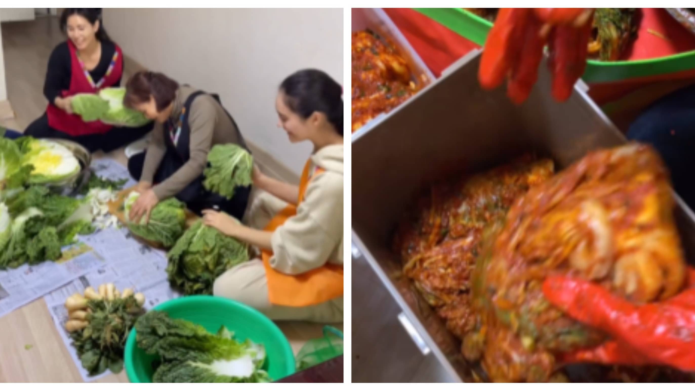 Three Generations Making Kimchi Together - A Heartwarming Culinary ...