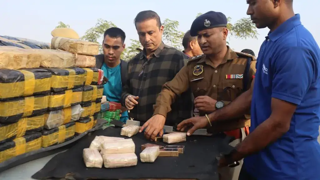 Record Drug Seizure in Assam: Heroin and Contraband Worth Rs 100 Crore ...