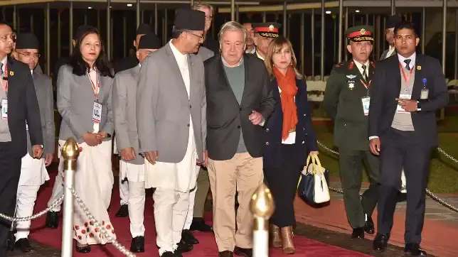UN Chief Guterres arrives in Nepal on 4-day visit | Republic World