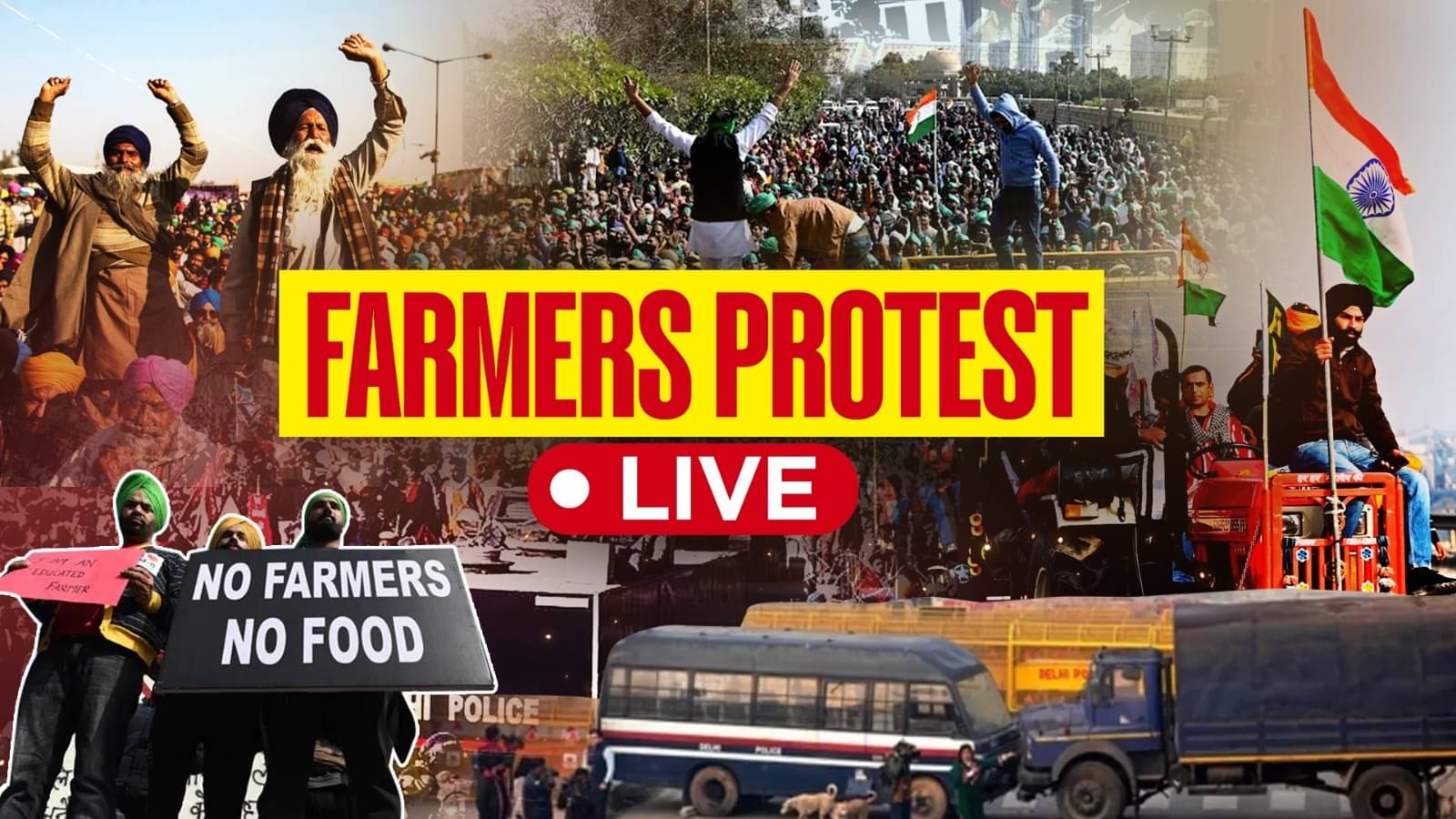 Farmers Protest LIVE: Protesting Farmers Put March on Hold; To Resume ...