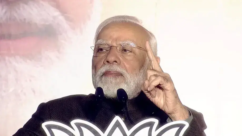 Pm Modis Grand Victory Speech After Bjp Attains Hattrick In Assembly