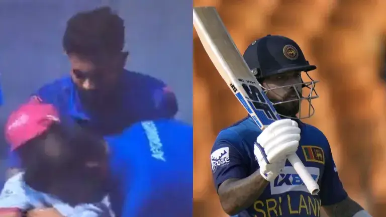 CWC 2023: Kusal Mendis saves a fainting kid from falling | Republic World