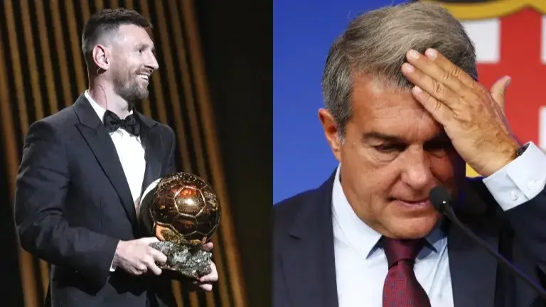 Did Lionel Messi turn his back on Joan Laporta? | Republic World