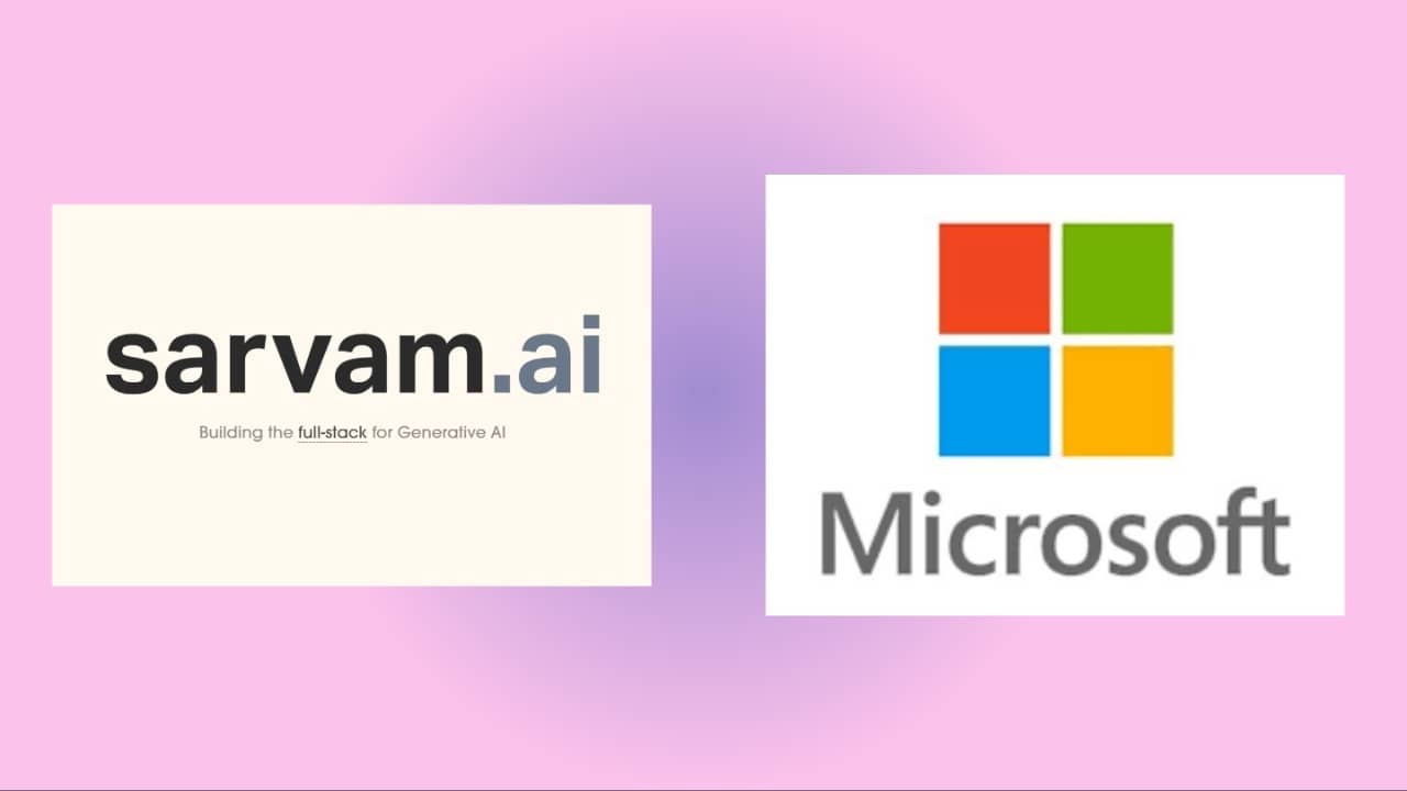 Microsoft partners with Sarvam AI to advance voice-based GenAI ...