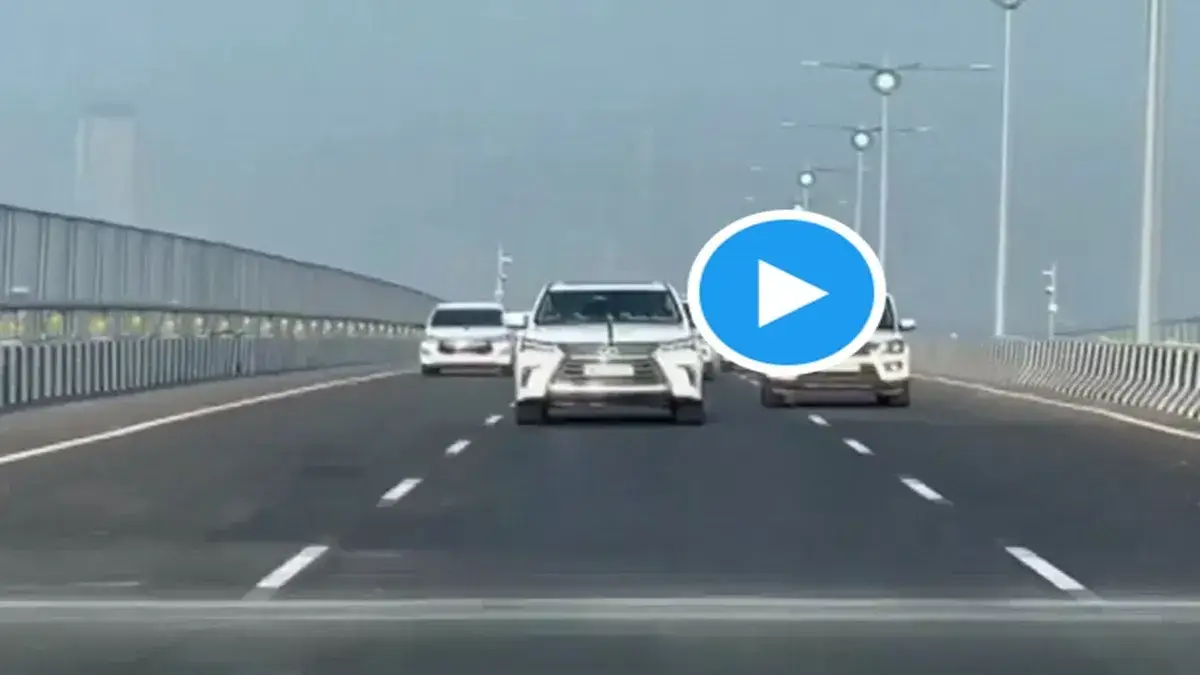 First visuals of Mumbai Trans Harbour Link (MTHL) ahead of inauguration ...