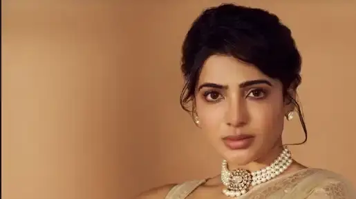 Samantha Ruth Prabhu looks ethereal in golden saree | Republic World
