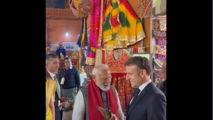 PM Modi Presents Replica of Ram Mandir to President Macron Ahead of ...