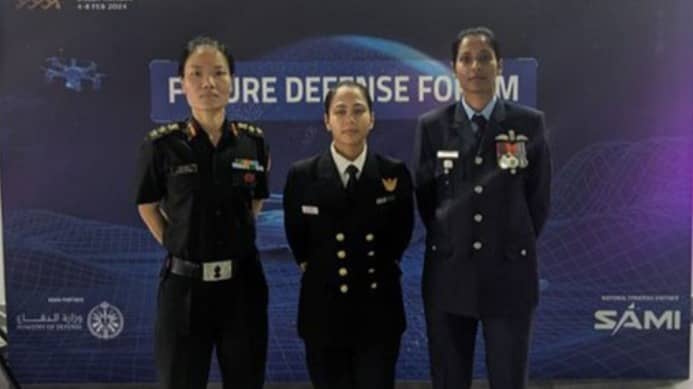 Indian Women Officers Participate in World Defence Show in Riyadh ...