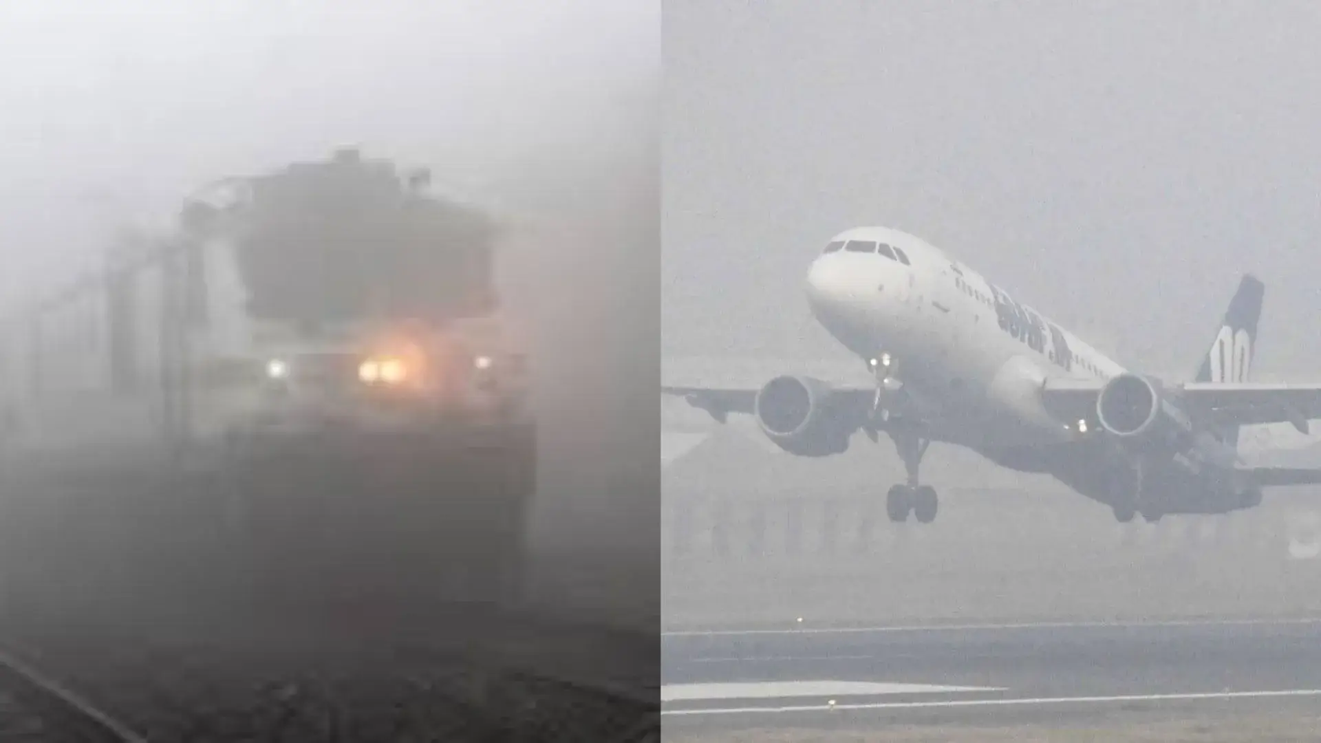 Delhi: 22 Trains Delayed, Flights Operations Hindered Amid Dense Fog & Poor Visibility ...