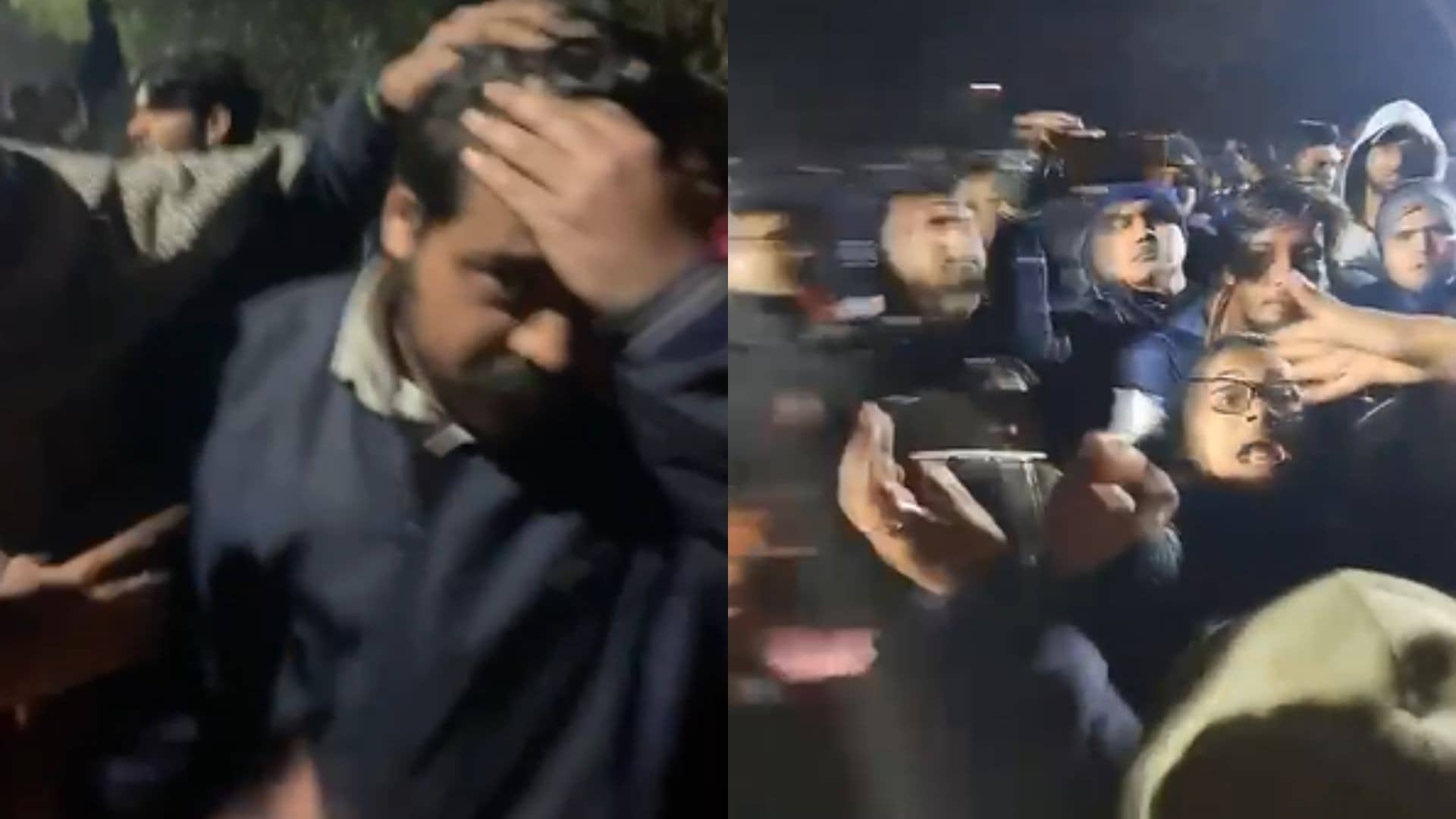 'Left Goons' Attack ABVP Members At JNU During General Body Meeting ...